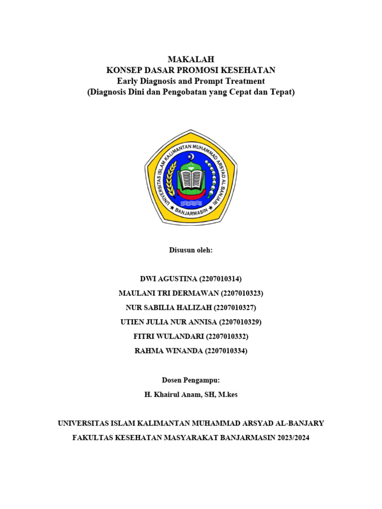Makalah Promkes Kel 3 | PDF