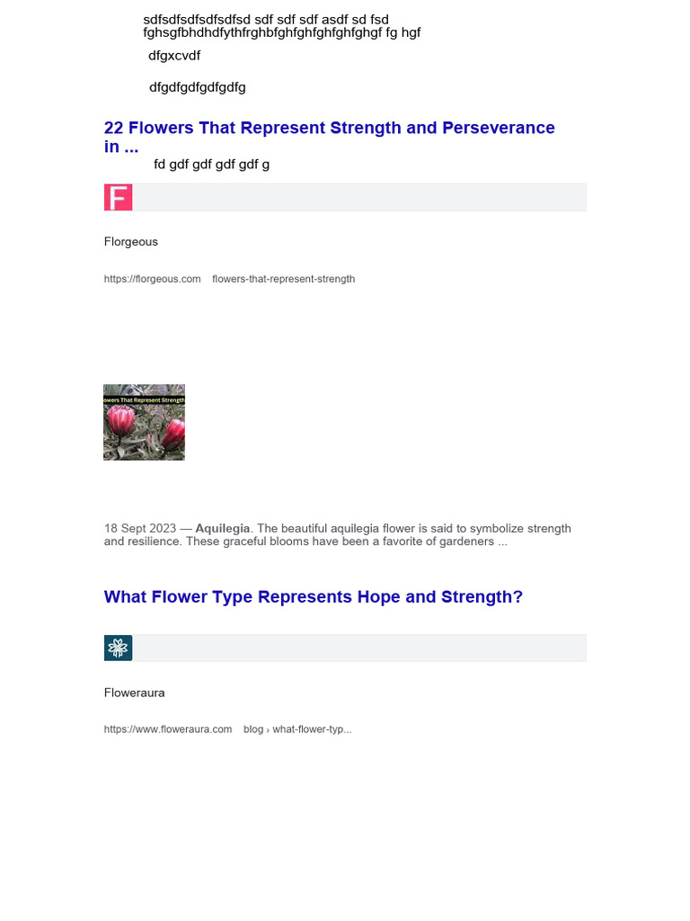 22 Flowers That Represent Strength and Perseverance in ... : Florgeous ...