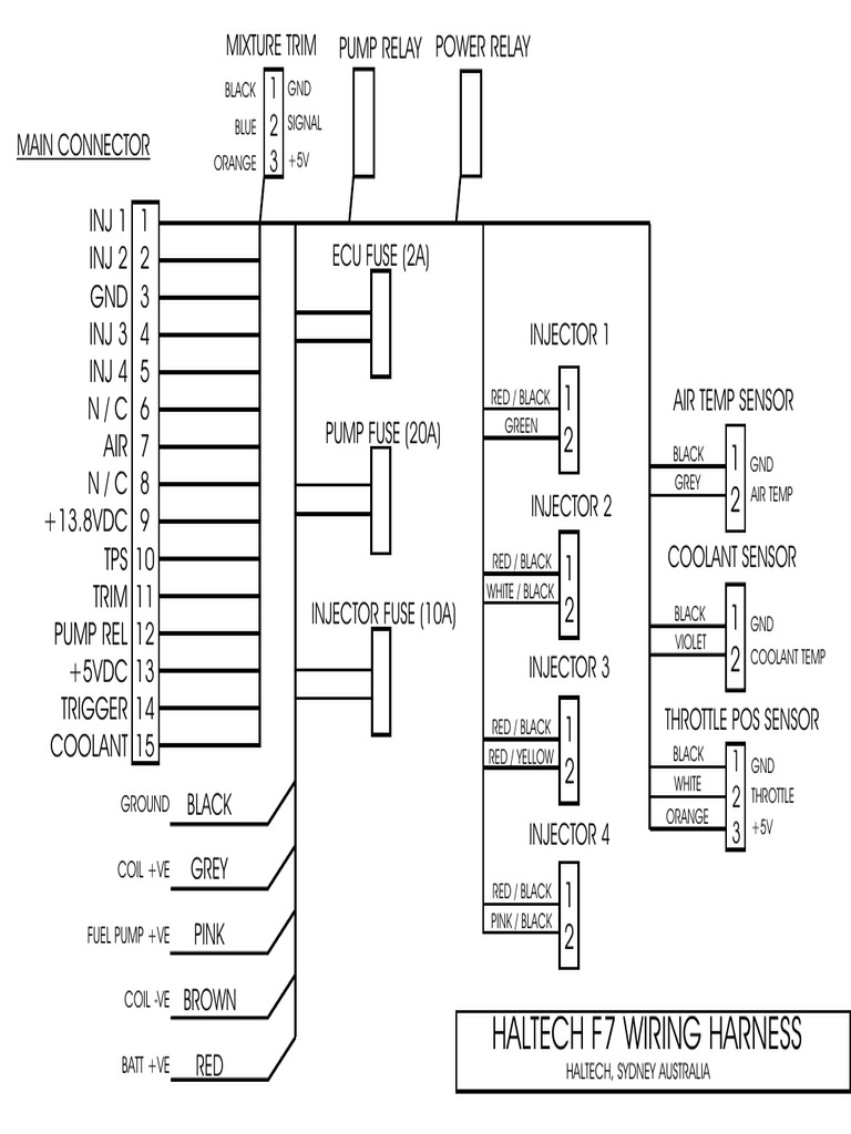 f7 Wiring-Diagram | PDF | Engines | Vehicles