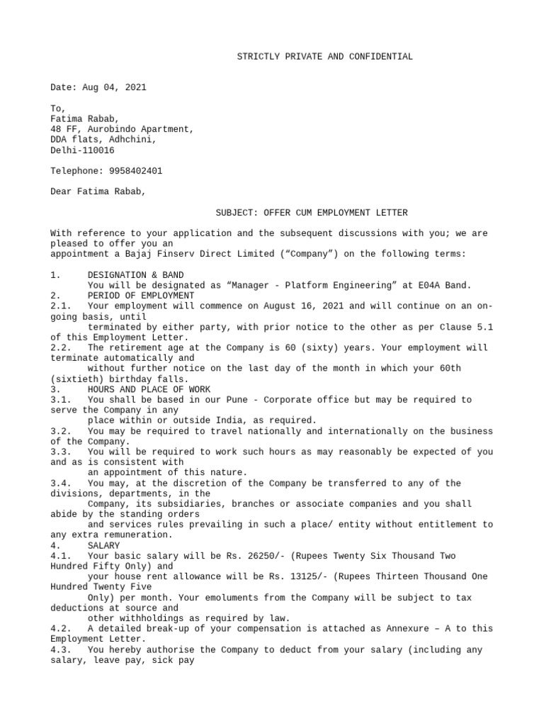 519778582-Offerletter- | PDF