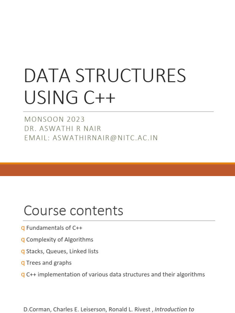 Dsa Aswathy Pdf Algorithms Recurrence Relation