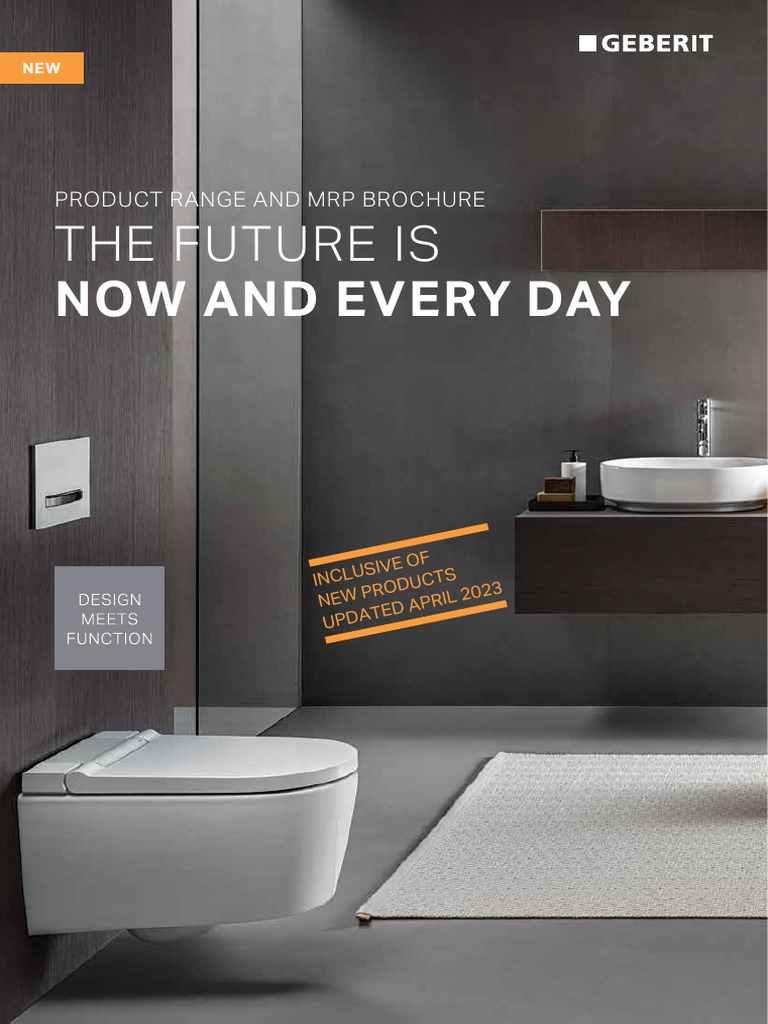 Geberit Product Range and MRP 2023 | PDF | Bathroom | Sink