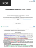 NEL Primary Care Infection Guidelines | PDF | Antimicrobial Resistance ...