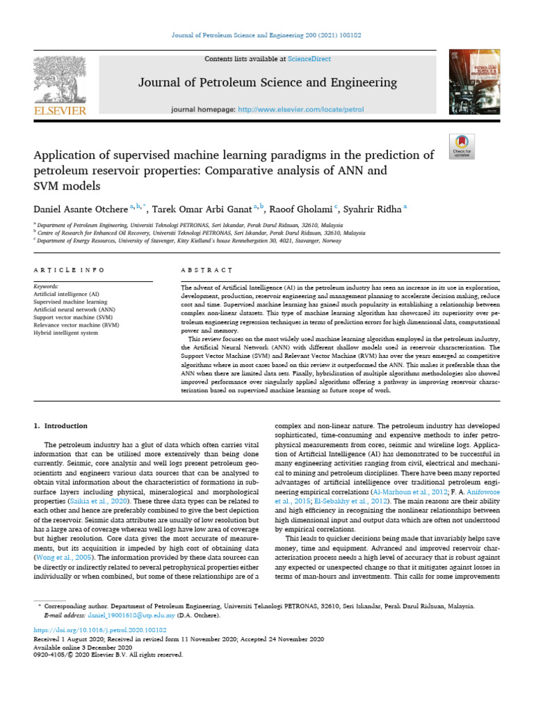 Journal of Petroleum Science and Engineering | PDF