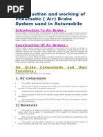 The Official Air Brake Handbook - Ontarca | PDF | Brake | Trailer (Vehicle)
