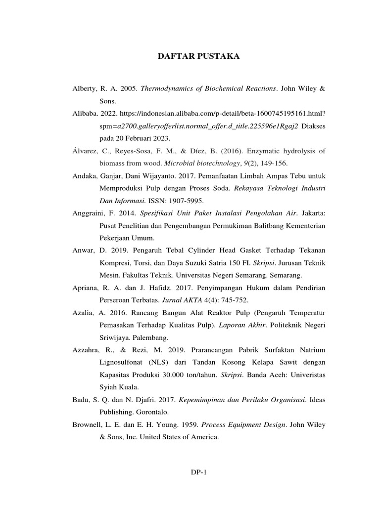 (Skripsi) Dapus | PDF