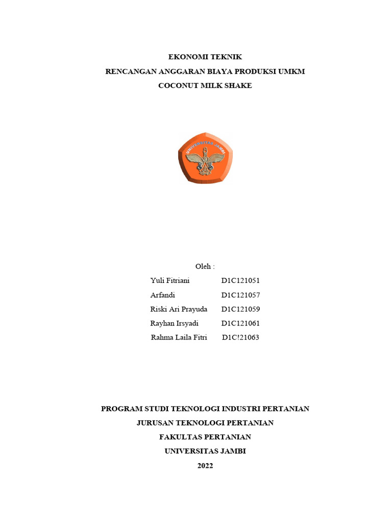 Laporan Praktikum Ekotek | PDF