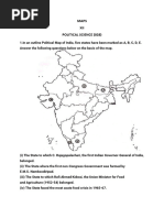 Class 12 Geography Map Work Guide | PDF