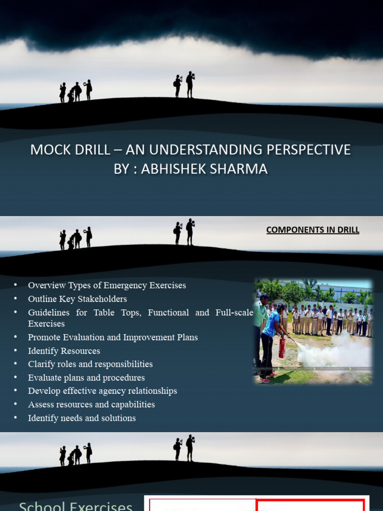 MOck Drill - Preparations | PDF | Emergency Management | Emergency