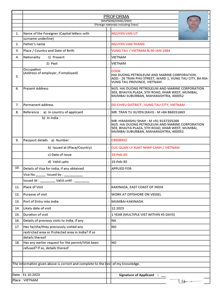 Moha Form 123 | Download Free PDF | Travel Visa | International Law