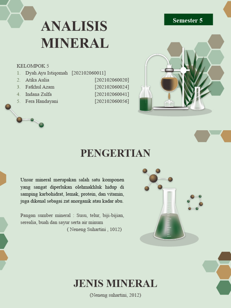 Kelompok 5 Analisis Mineral | PDF