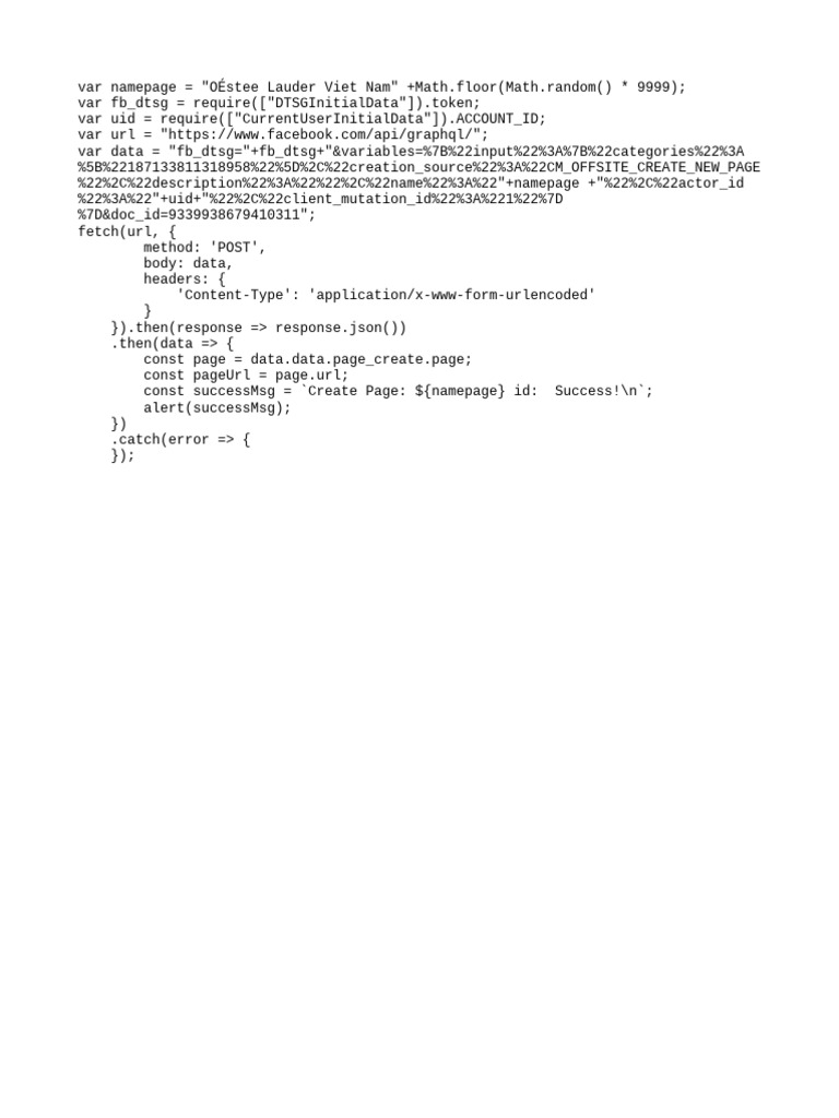 Code To Create Page | PDF