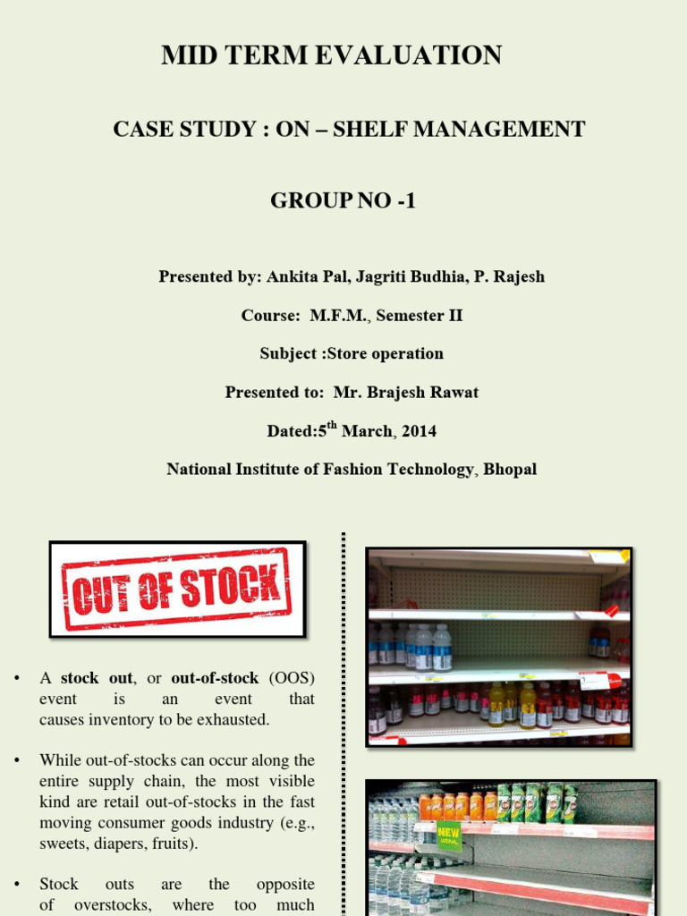 Store Operations Case Study | PDF