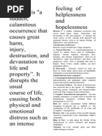 Module 1 - DRRR (Quarter 1) | PDF | Hazards | Natural Disasters