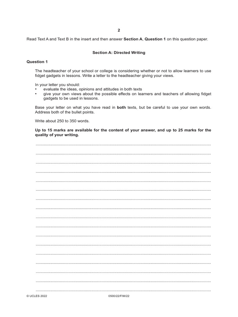 English SW Practice | PDF