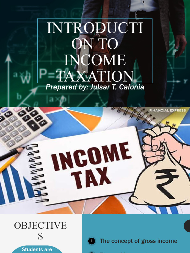 Introduction to Income Taxation Guide | PDF | Taxes | Gross Income