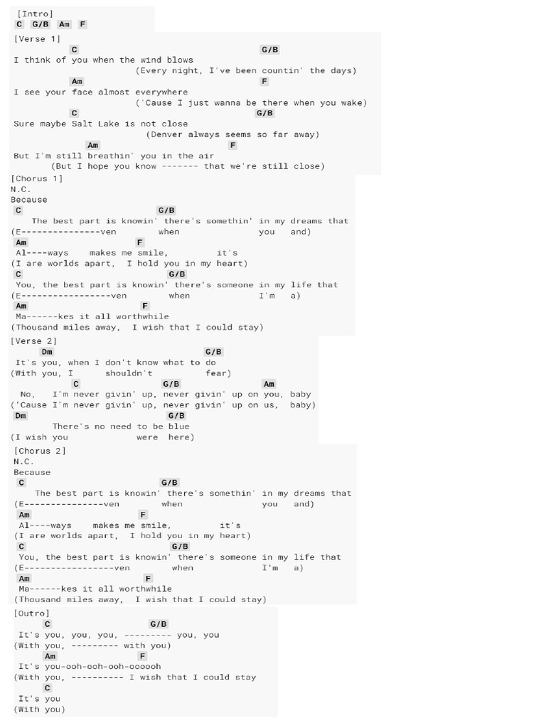 Even When Chords PDF | PDF
