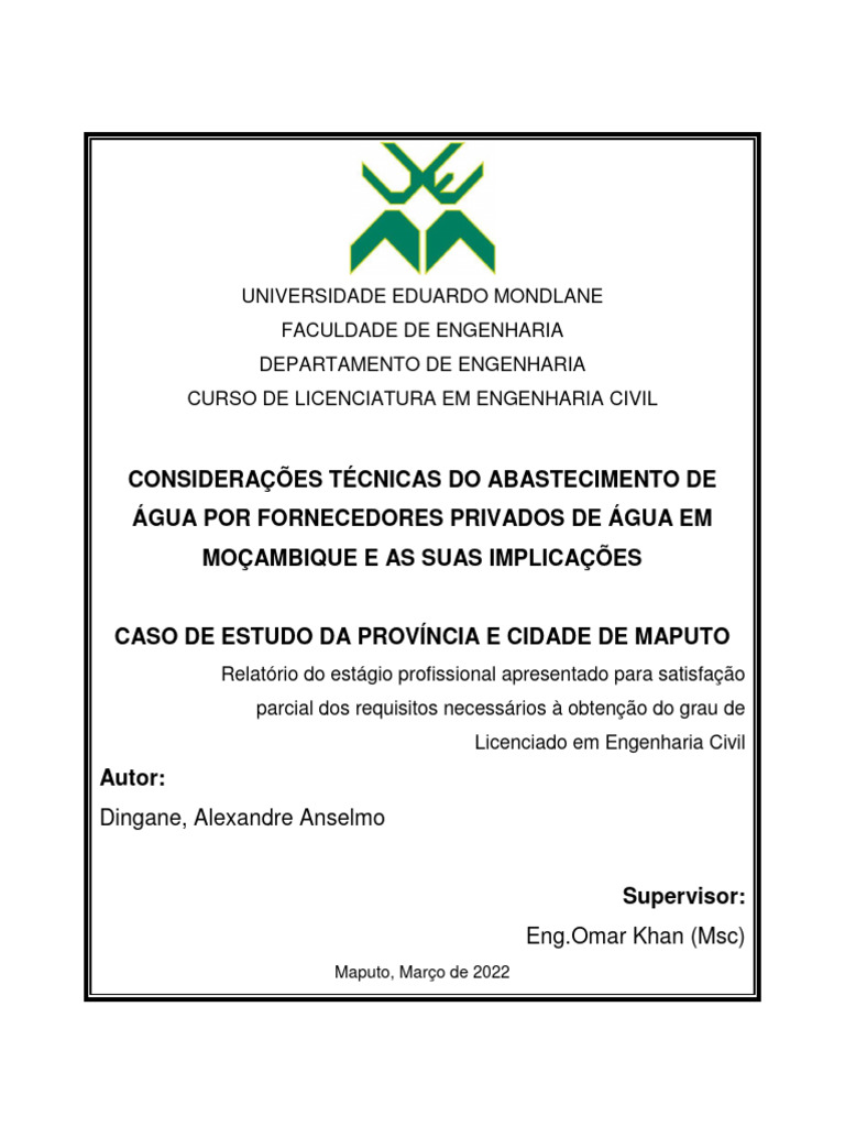 2022 - Dingane, Alexandre Anselmo | PDF