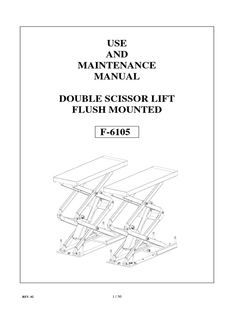 DOUBLE SCISSOR LIFT Manual | PDF