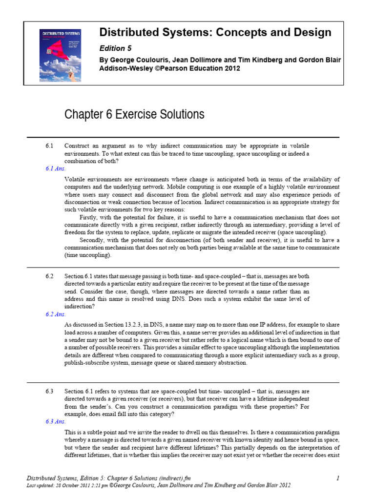 Chapter 6 Solutions (Indirect) | PDF | Routing | Pointer (Computer ...