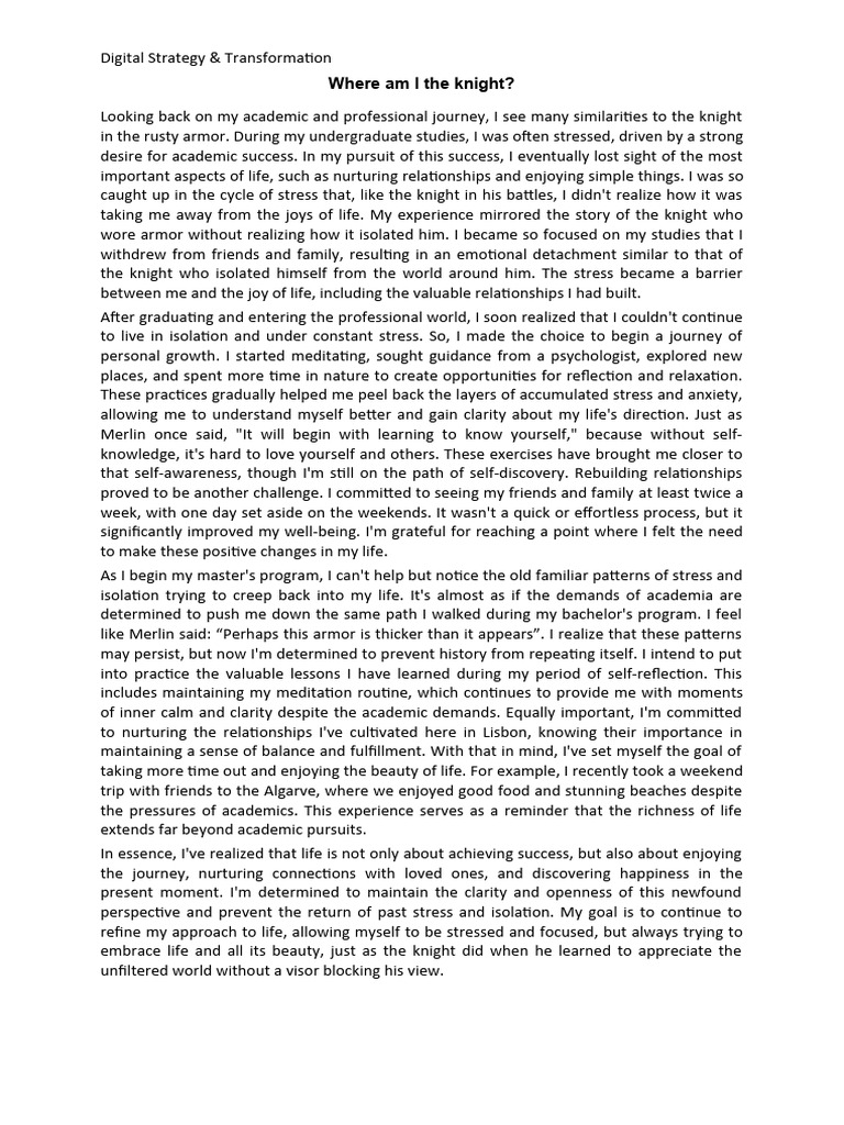 Knight in Rusty Armor | PDF | Meditation | Personal Development