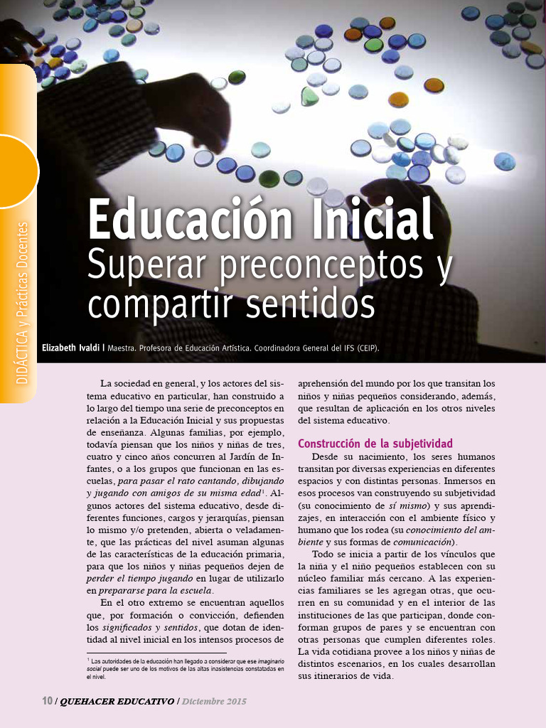 Educ_Inicial_Superar_preconceptos_y_compartir_sentidos | PDF ...