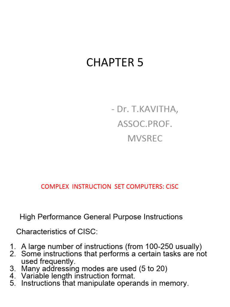 Chapter 5 Pipelining and Vector Processing Modified | PDF