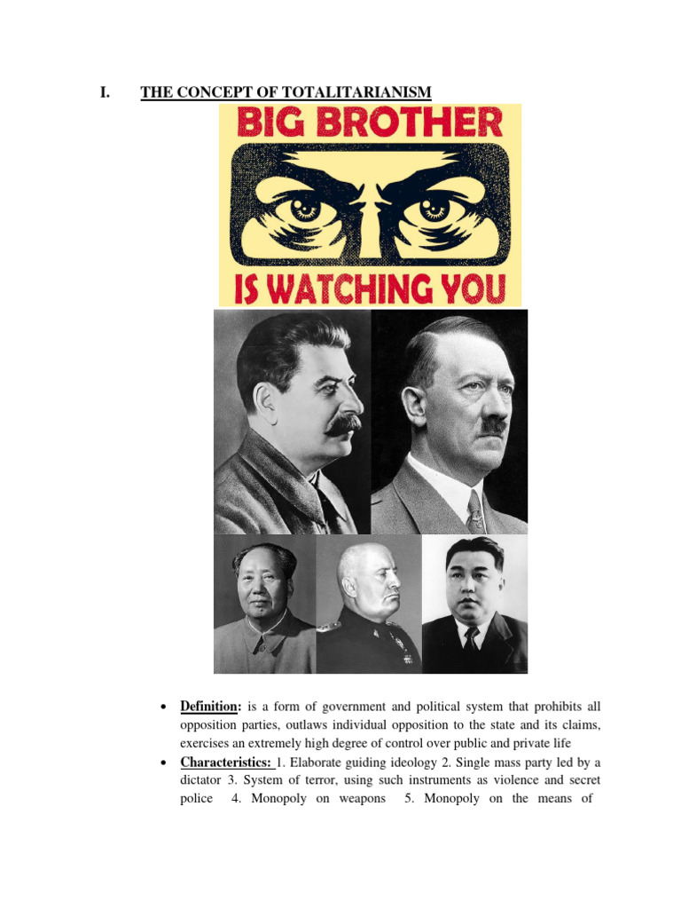 Nazism Ii The Concept of Totalitarianism | PDF | Nazi Germany | Adolf ...