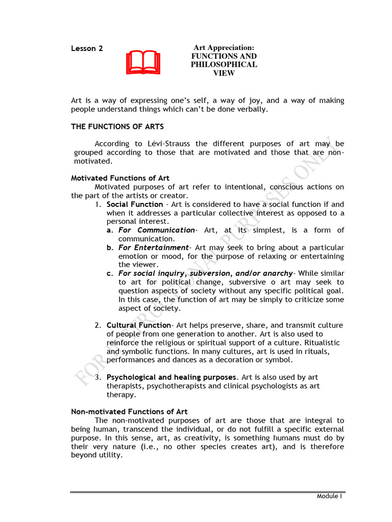 Module 1 Lesson 2 | PDF | Beauty | Aesthetics