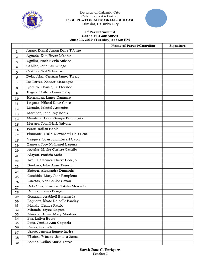 Attendance Card Giving | PDF