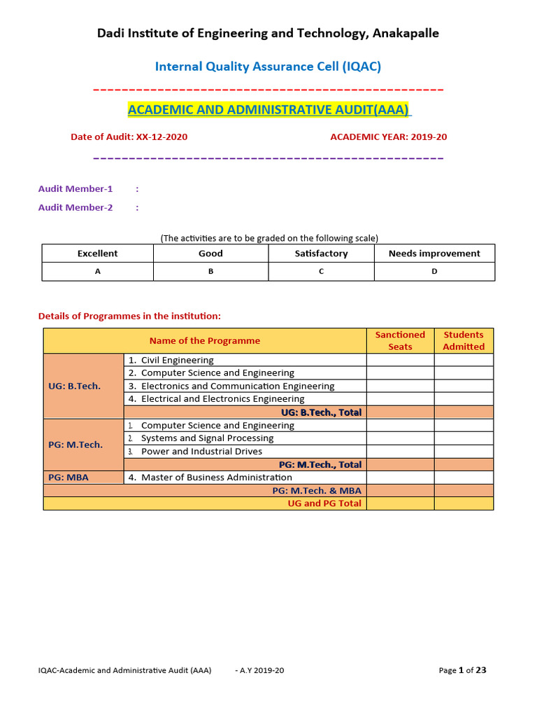 AAA Format 2019-2020 | PDF | Computers | Technology & Engineering