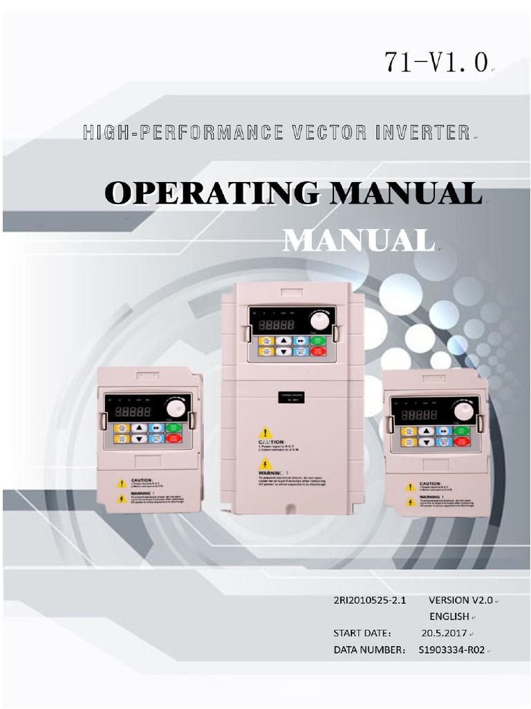 HS710英文..V1 | PDF | Electric Motor | Capacitor