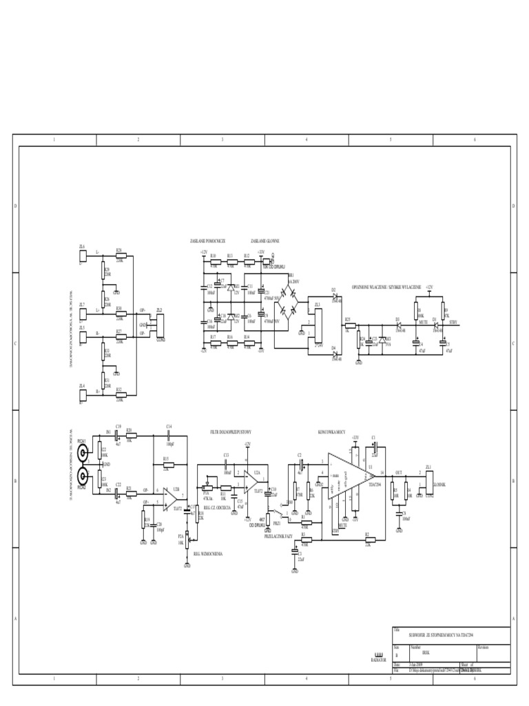 Sub7294v2 Schemat | PDF