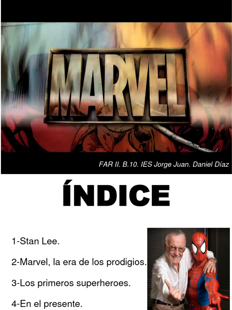 Primeros héroes y legado de Marvel | PDF | Comics Marvel | Superhéroes