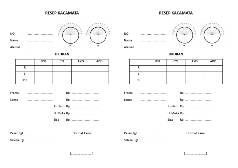 Resep Kacamata Pdf