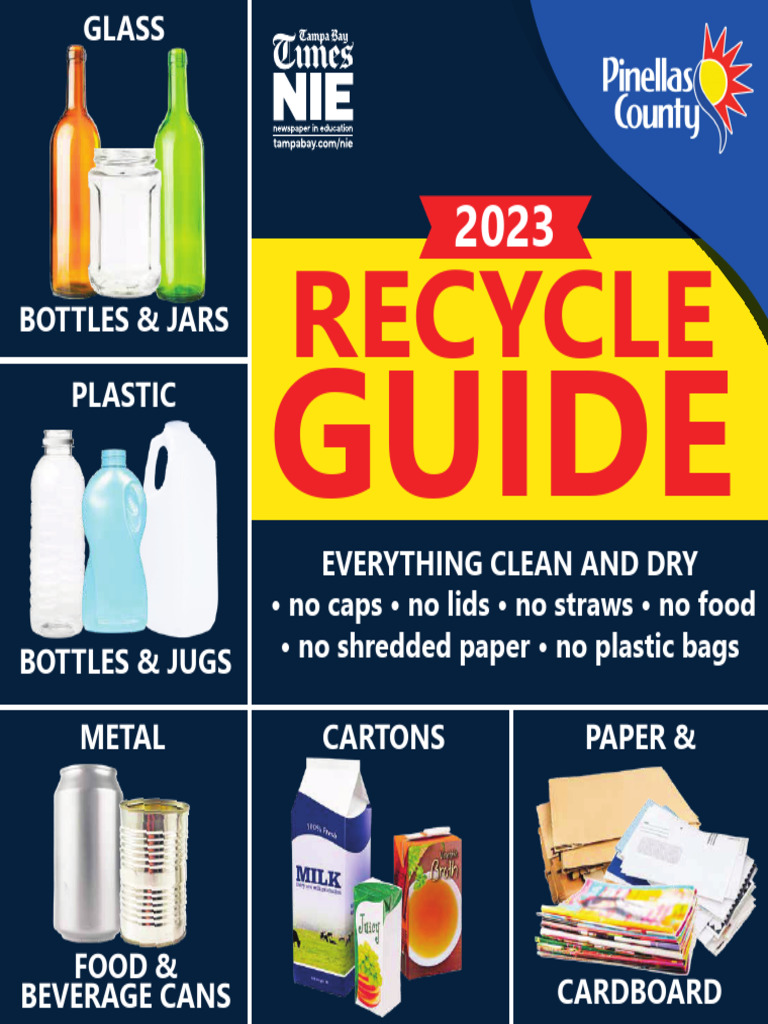 Pinellas County Recycling Guide 2023 | PDF | Recycling | Waste Management