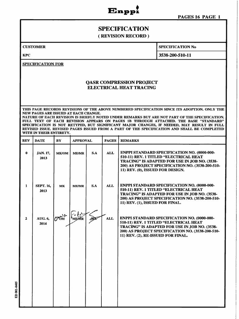 6.1.7 Electrical Heat Tracing Specification | Download Free PDF | Thermal Insulation | Pipe ...