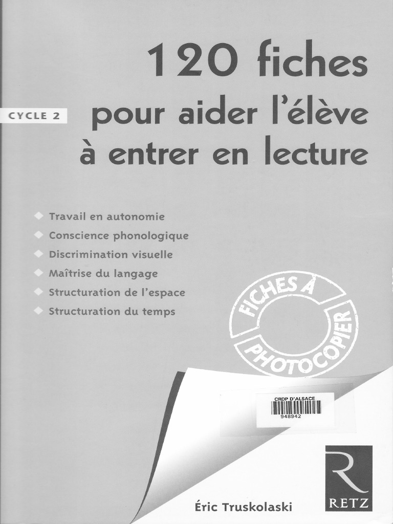 120 Fiches Pour Aider L'élève À Entrer en Lecture - C2 | PDF