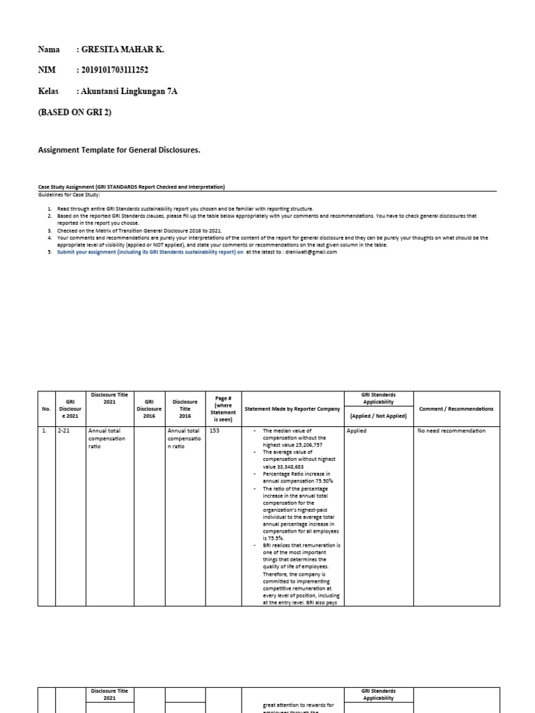Uts Akling (Gri 2) - Gresita Mahar K 252 | PDF | Employment | Regulatory Compliance