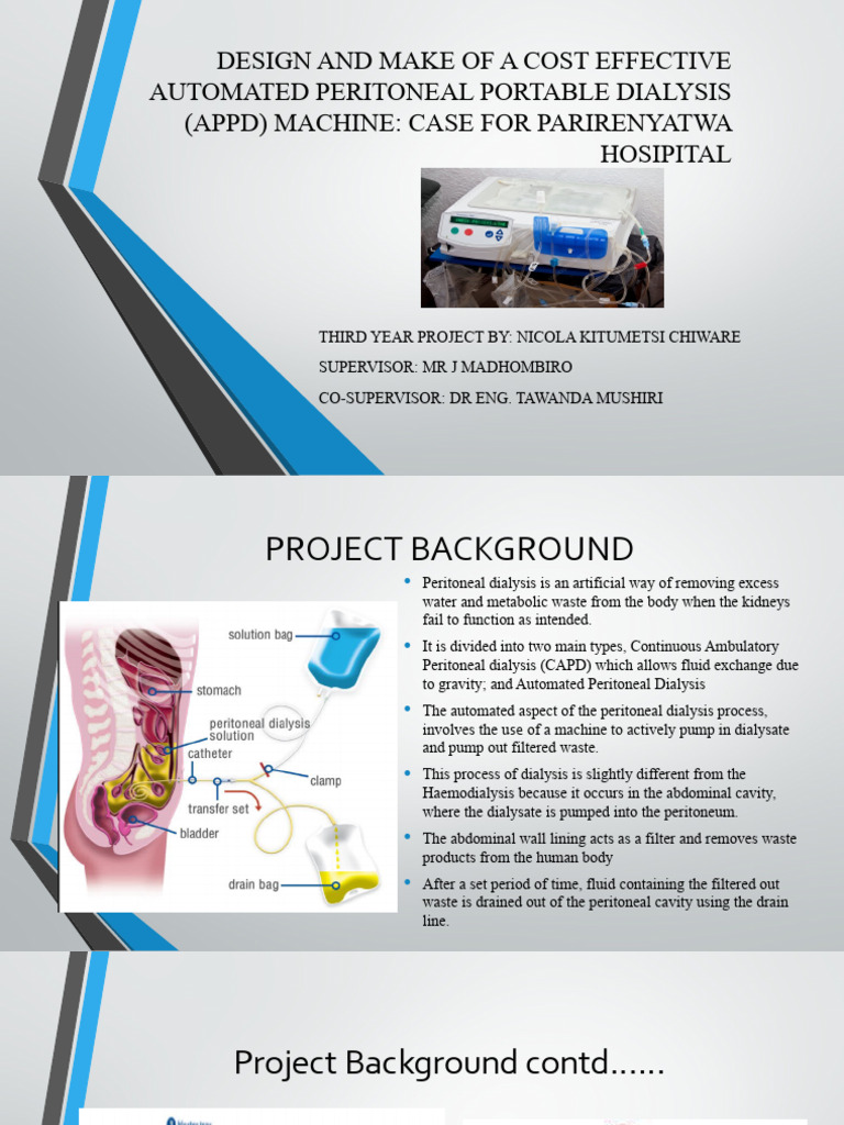 Design and Make of A Cost Effective Automated Portable Peritoneal ...