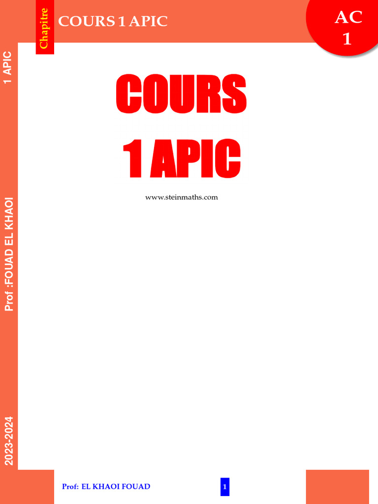 Cours 1ac | PDF