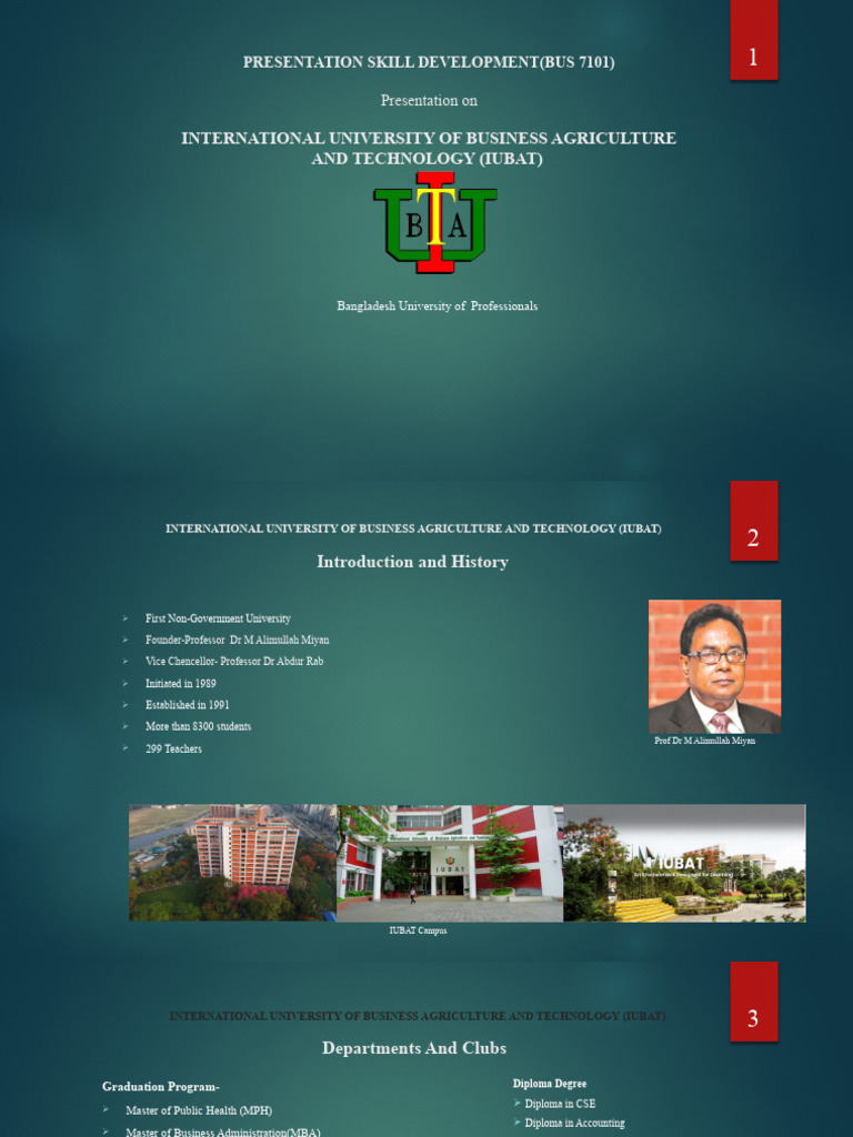 PSD - Presentation -IUBAT | PDF