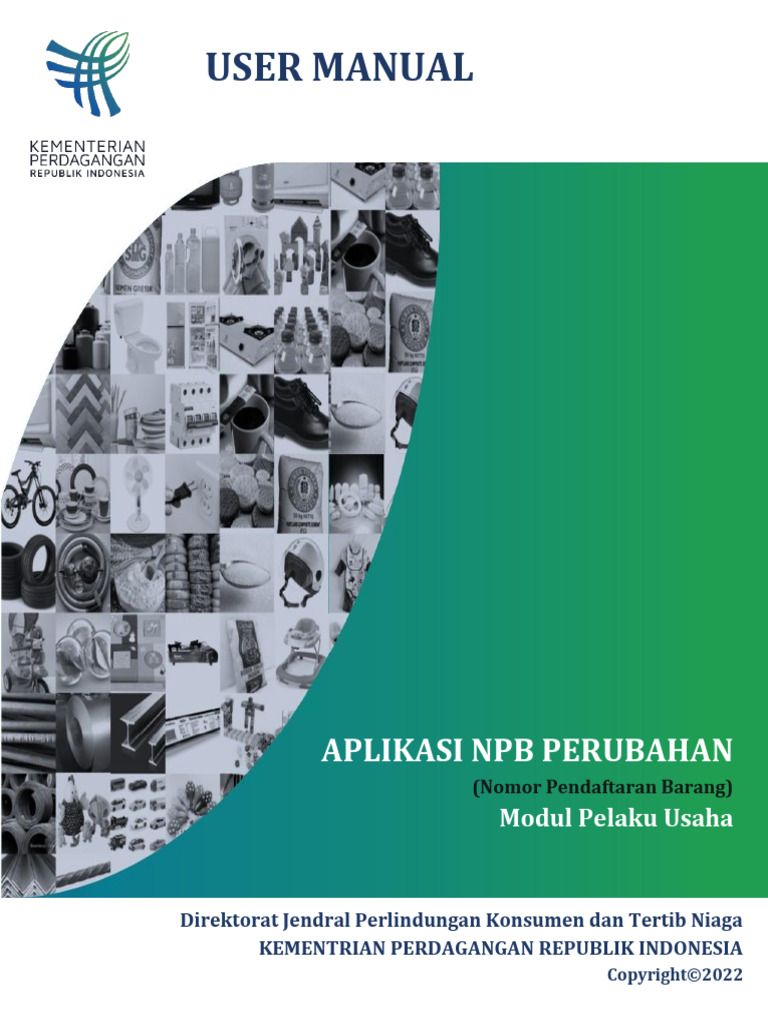 User Manual Aplikasi NPB - Perubahan 2022 | PDF