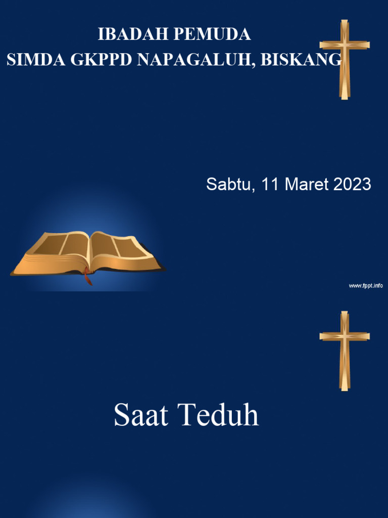 Ibadah Pemuda SIMDA GKPPD Biskang | PDF