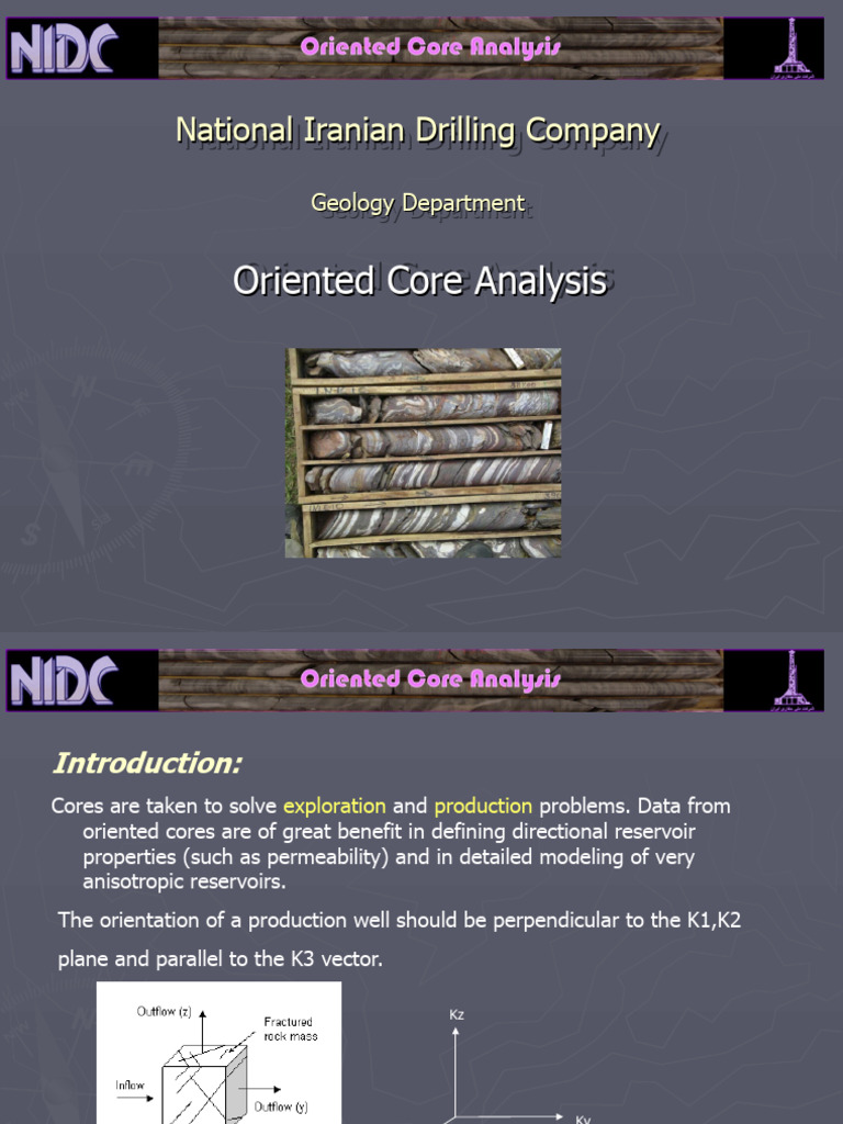 Oriented Core Analysis | PDF | Sedimentary Rock | Materials