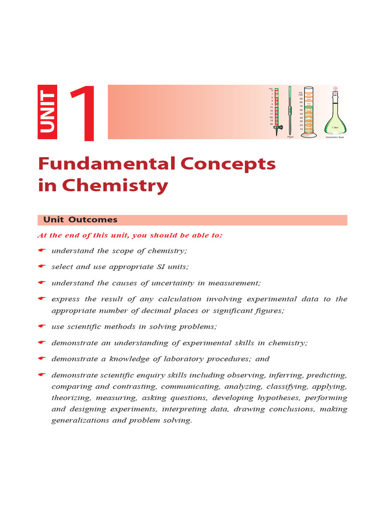 Chemistry Unit 1 | PDF | Significant Figures | Accuracy And Precision