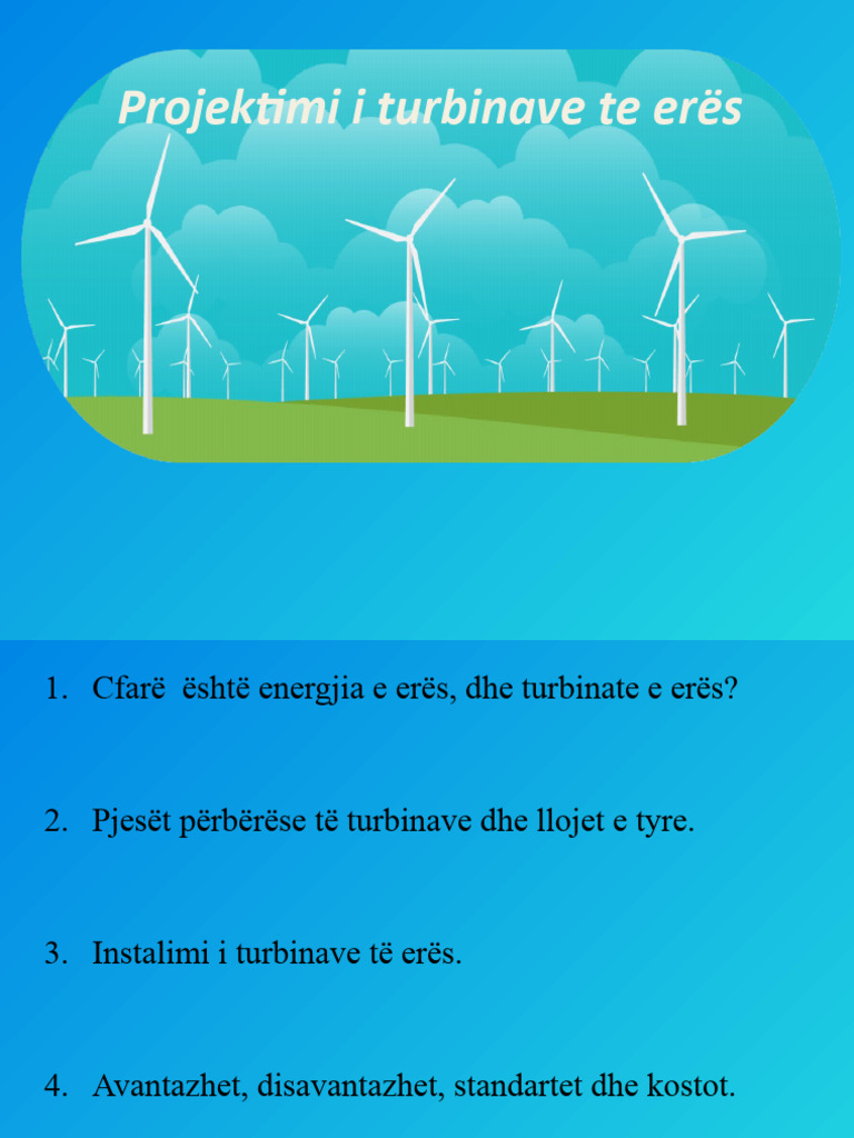 Burimet e Rinovueshme Te Energjise Elekt | PDF