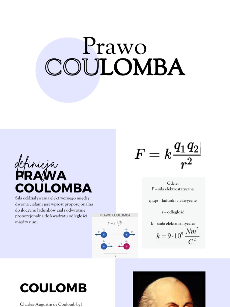 Prawo Coulomba | PDF