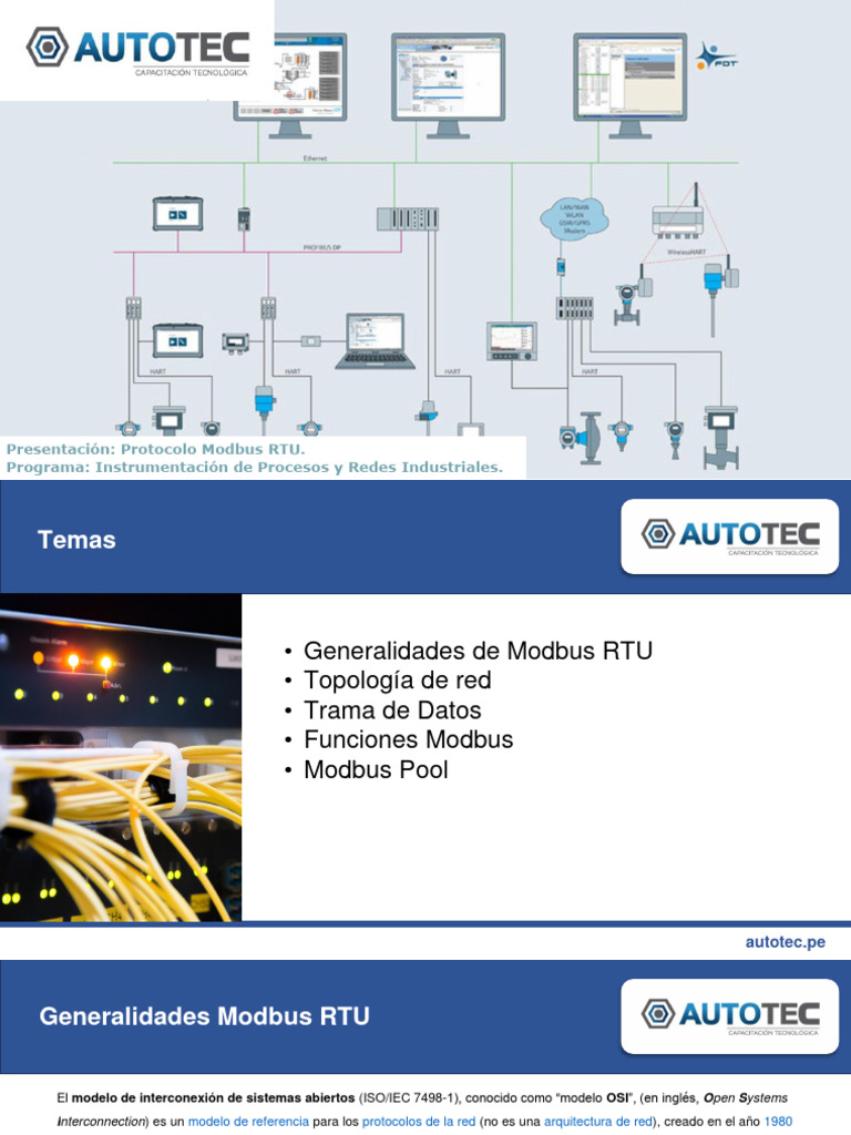 SESION 2 Protocolo Modbus RTU | PDF