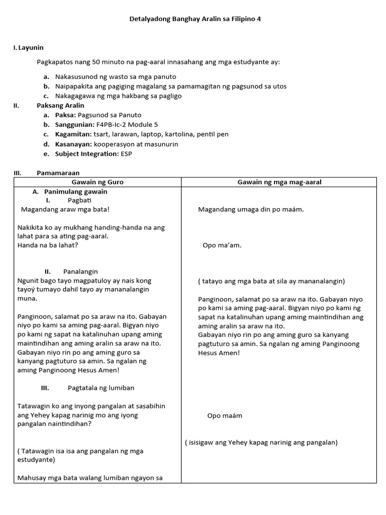 COT Filipino 4 2ND QUARTER | PDF